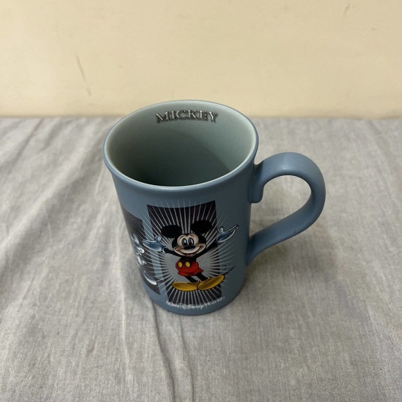 Walt Disney | Dining | Vintage Mickey Mouse Bluegray Coffee Mug Walt ...